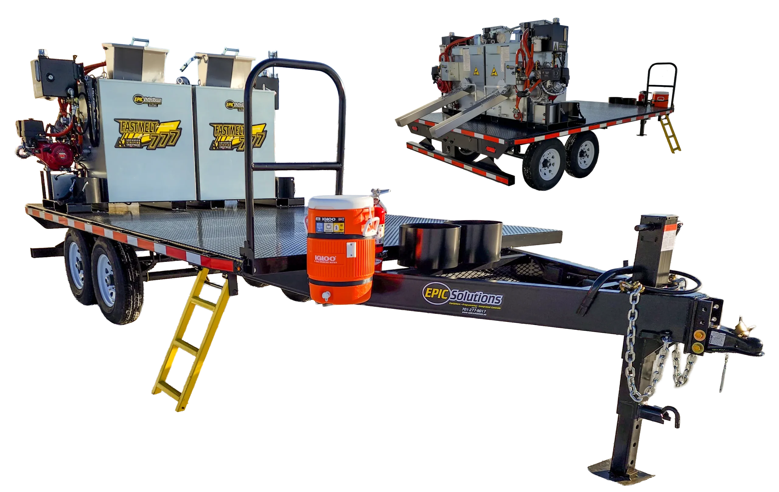 FastMelt 777 Melting System Thermoplastic Trailer » Epic Solutions